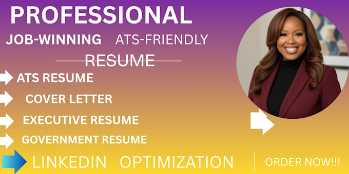 Craft a professional resume, ats resume, executive resume and resume ...
