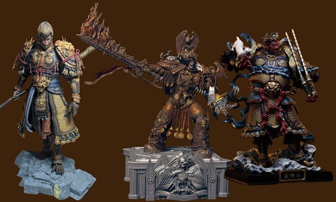 Custom 3d print and paint model 3d ptinting cosplay warhammer 40k hand ...