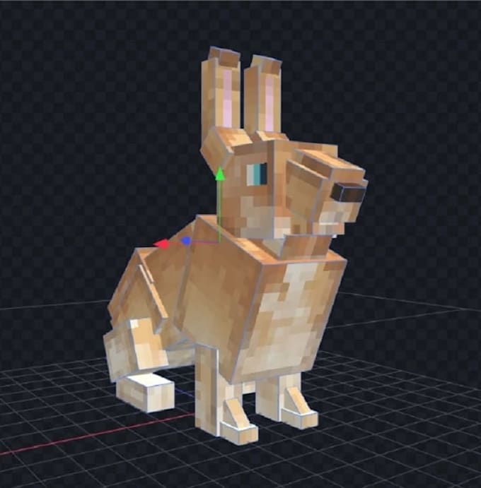 Create a custom 3d model, minecraft blockbench, animations and texturing by Franky_mos | Fiverr