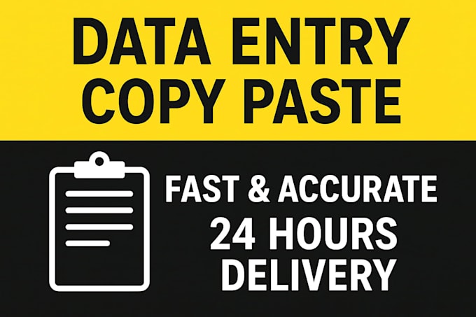 Do accurate data entry, copy paste and excel work by Ganeshlande977 ...