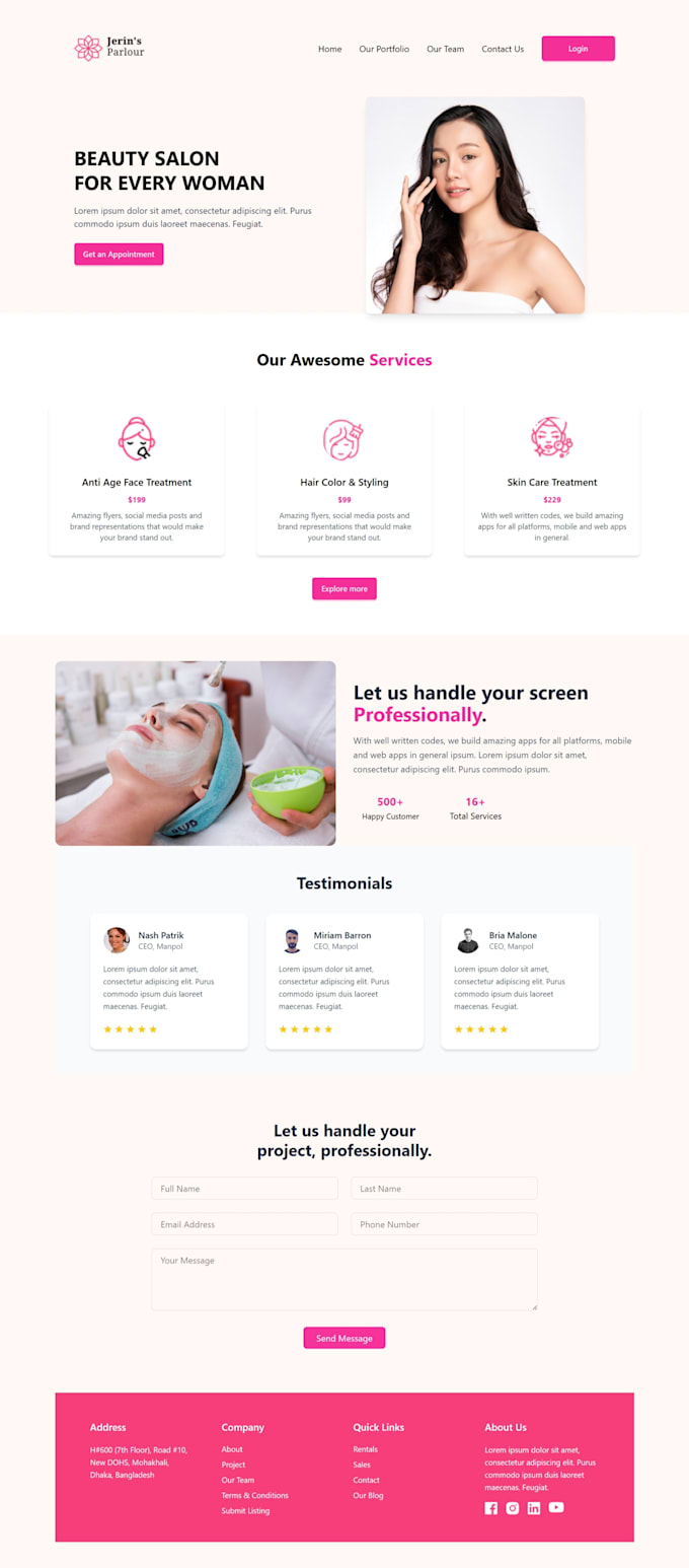 Develop responsive react js web application using tailwind css by Md_sajidx7 | Fiverr