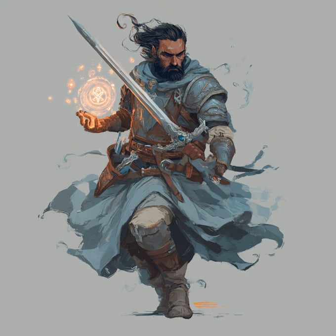 Make dnd character art and dnd character art by Broutile | Fiverr
