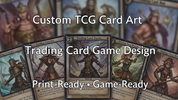 Design custom tcg trading card game art and card designs by Tommyartss ...