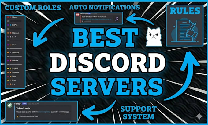 Create a professional discord server set up by Roku2q | Fiverr