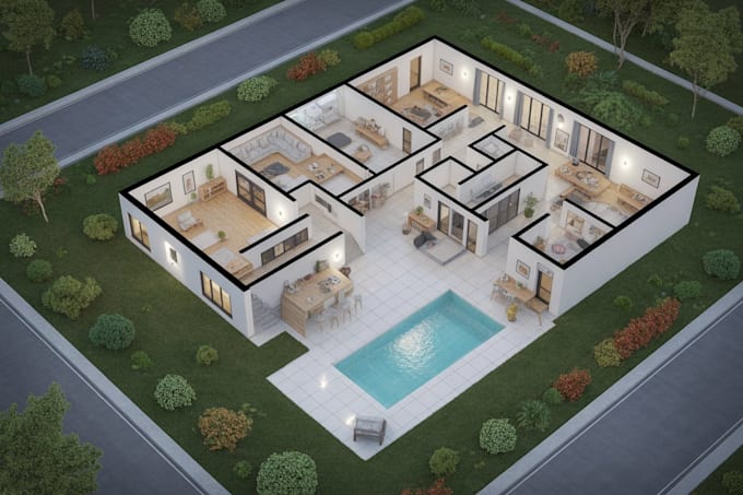 Design professional 2d architectural floor plans in autocad by Andrew_foster76 | Fiverr