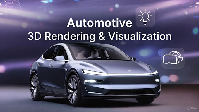 Create 3d car render photorealistic vehicle rendering automotive ...