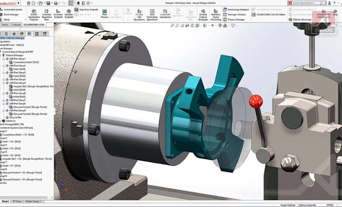 Design mechanical parts 3d cad models, 2d drawings in solidworks and ...
