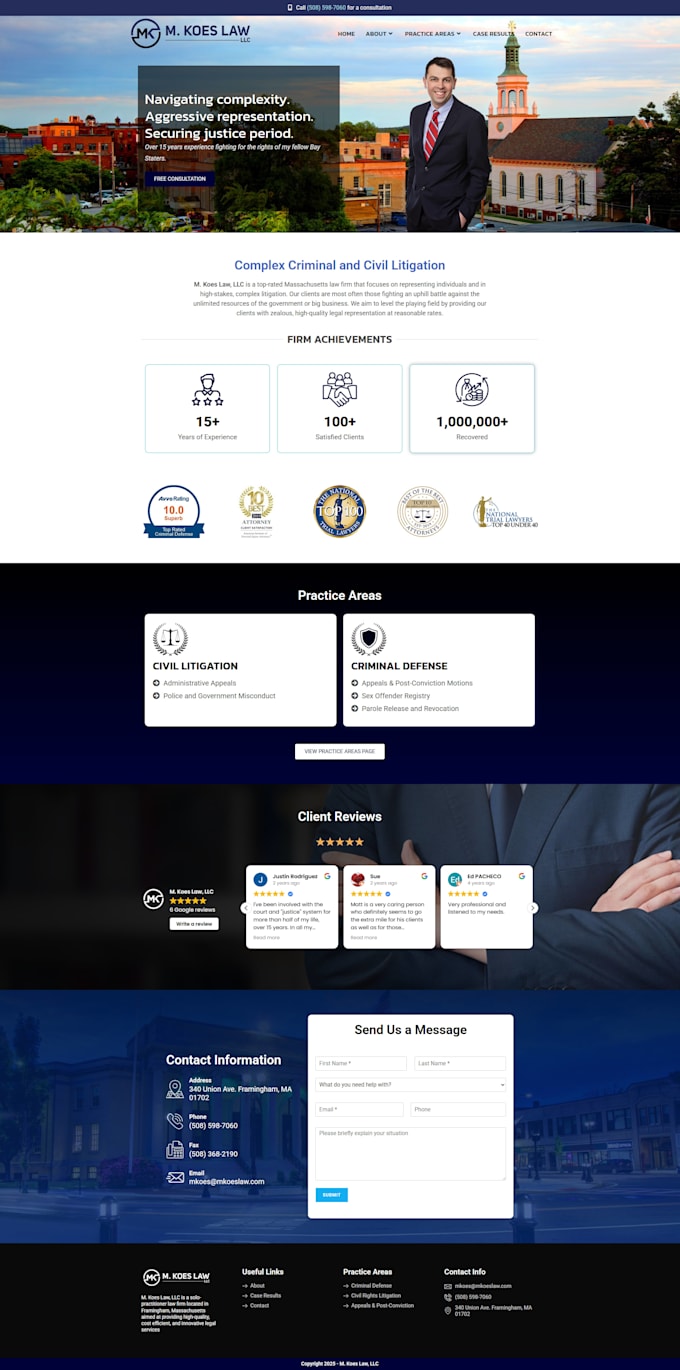 Design wordpress website for law firms and attorneys by Haseebnk | Fiverr