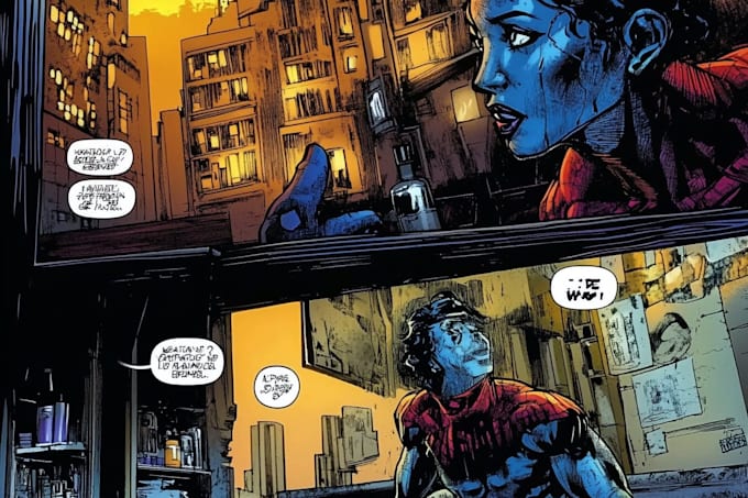 Do comic book illustration graphic novel comic strip comic by Dupree_7d ...