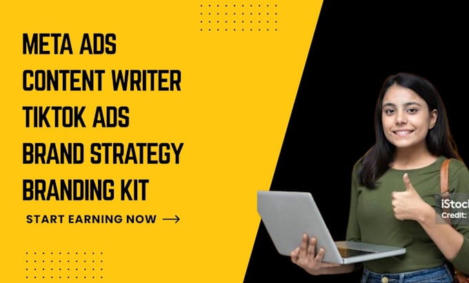 Meta ads, content writer, tiktok ads, brand strategy, branding kit ...