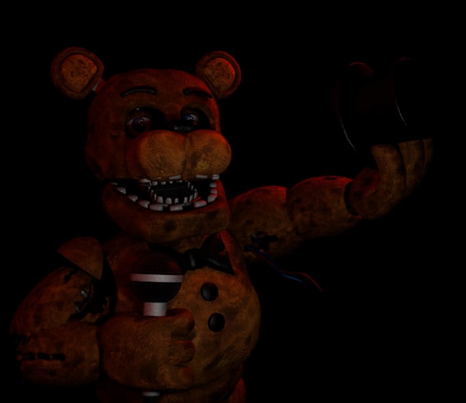Create a fnaf render in blender for you by Zxno077 | Fiverr
