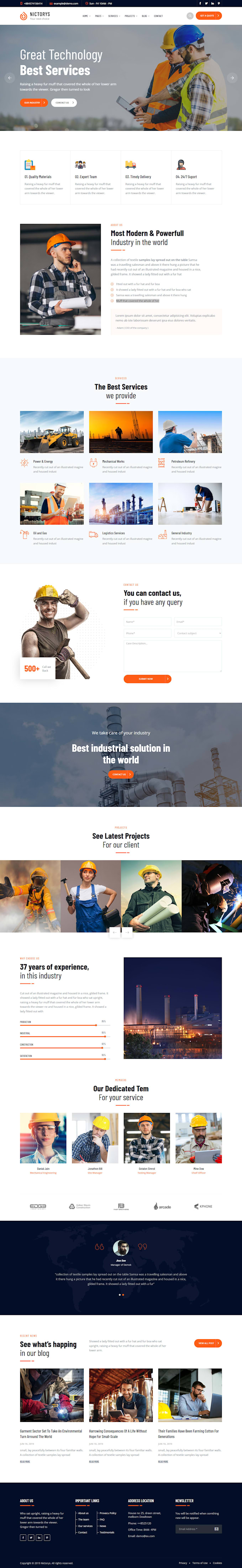 A modern responsive website using html css js or wordpress by Mehedi311 ...