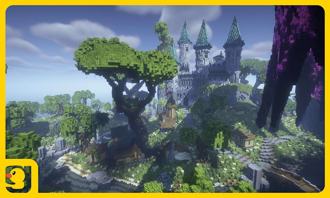 Build custom minecraft terrain and landscapes by Ginko_studio | Fiverr