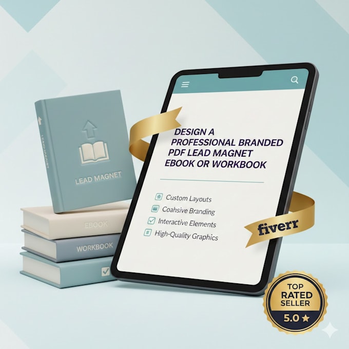Design a professional branded pdf lead magnet, ebook, or workbook by ...