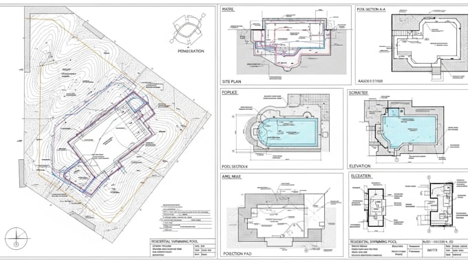 Create swimming pool permit drawings and site plans for approval by ...