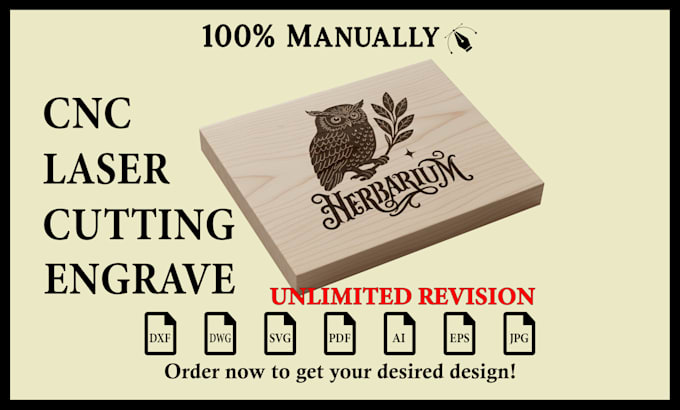 Do industrial cnc drawing, laser cutting and engraving dxf, svg file by ...