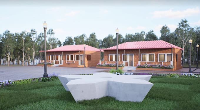 Design master planning, landscape visual layout,estate plot plan ...