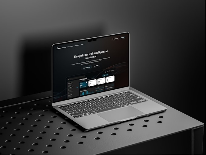 Design modern saas ui ux, ai dashboard or landings page by Krushik_6 ...