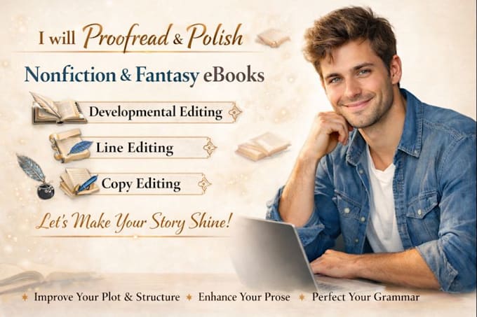 Do memoir book editing fantasy poetry proofreading copy editing book ...