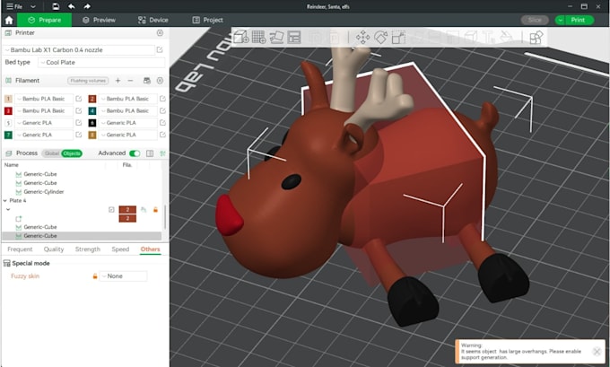 Repair, slice and paint stl file on bambu studio, fix stl 3d toy 3mf ...