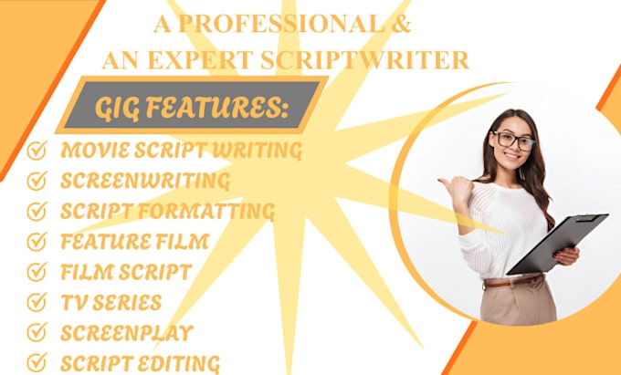 Write movie scripts, screenplays, and film scripts by Alex_juliana2 ...