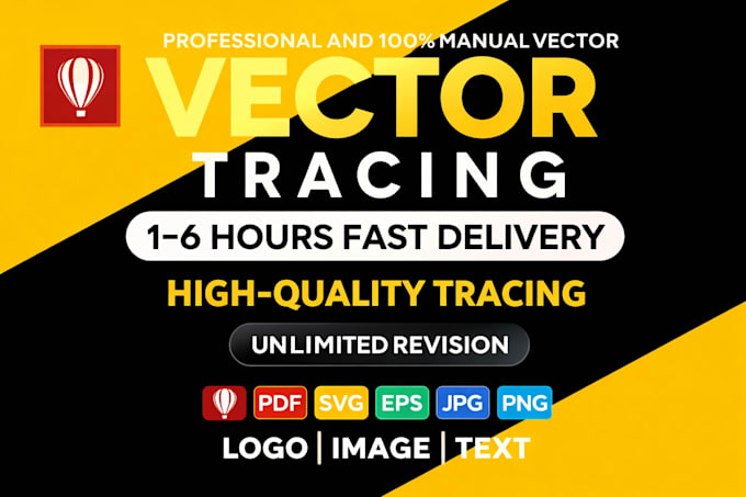 Convert logo to vector file by Vectorizerart | Fiverr