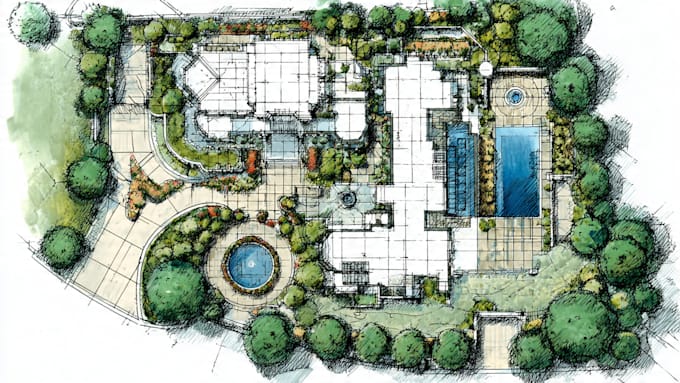 Create architectural site plan, autocad drawings or plat map by ...