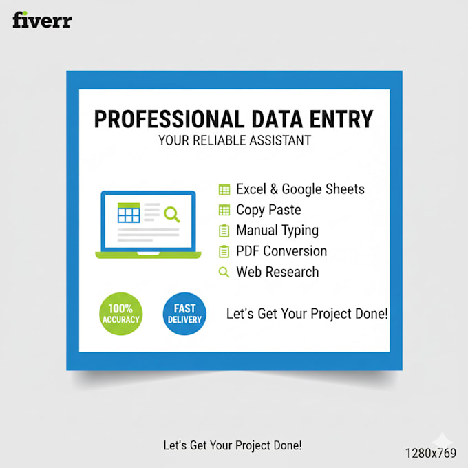 Do professional data entry copy paste google sheets management by Rtc ...
