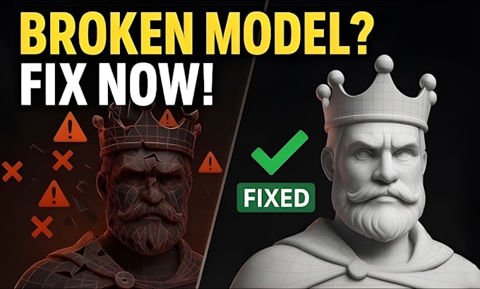 Repair stl file 3d stl model repair stl file modification obj file edit ...