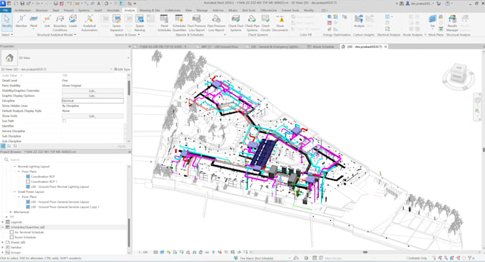 Create the mepf coordinated model in revit by Devprakash007 | Fiverr