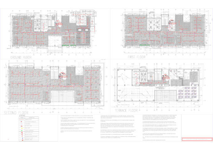 Design fire sprinkler system with hydraulic calculation nfpa compliant ...