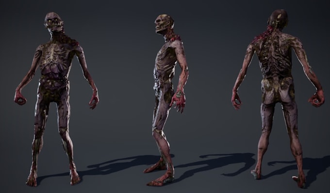 Sculpt and model high quality realistic aaa 3d game characters by ...