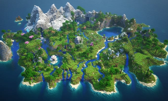 Build minecraft map minecraft castle minecraft lobby as your minecraft builder by Igalapikin ...