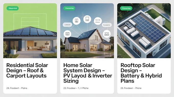 Provide rooftop solar design for homes, battery and hybrid solar system ...