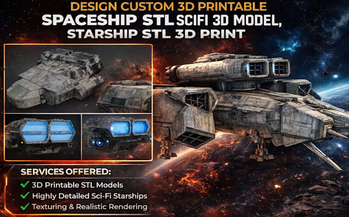 3d spaceship builder, sculpt 3d printable rc planes, 3d starship stl ...