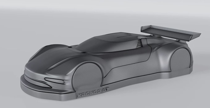 Custom 3d car body kit, filament car panel,prototype model,uv reinforce ...