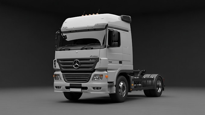 Create realistic 3d truck models and designs by Jerry_mode | Fiverr