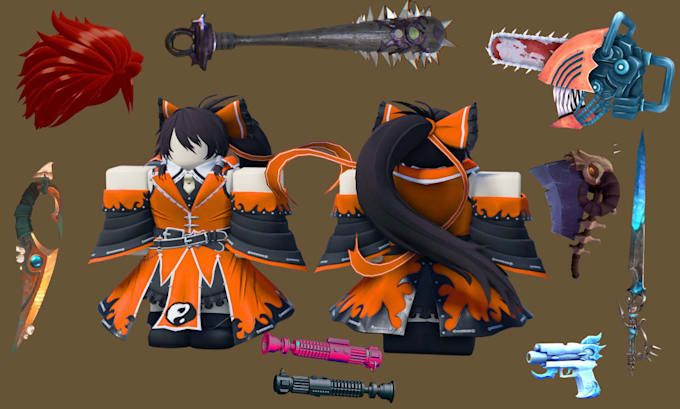 Design 3d roblox ugc accessories, wearable roblox ugc model, roblox ...