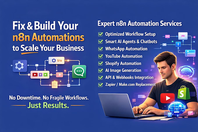 Automatización con n8n, agente de ia de n8n, automatización de flujos ...