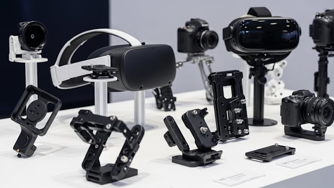 Design mechanical mounts for wearable robotics, camera and vr headsets ...