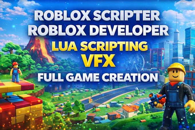 Roblox scripter roblox developer lua scripting vfx full game creation ...
