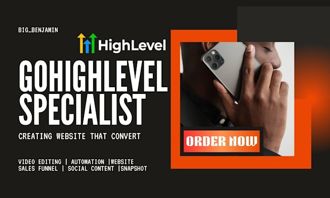 Build powerful gohighlevel sales funnels, automation, workflow systems ...