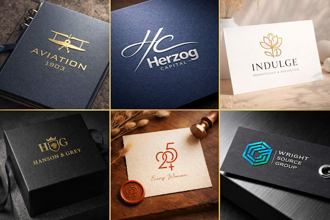 Extremely modern minimalist luxury business logo design by Sofia ...