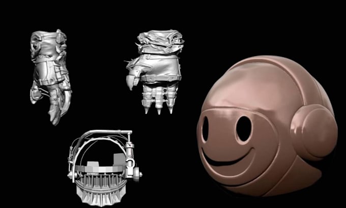 Design realistic 3d mask helmet cosplay mask print and paint gauntlets ...