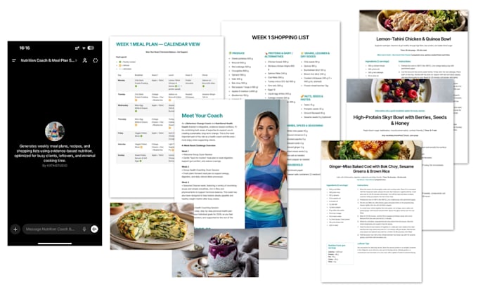 Create a mealplan pro gpt for coaches, fast client ready meal plans by ...