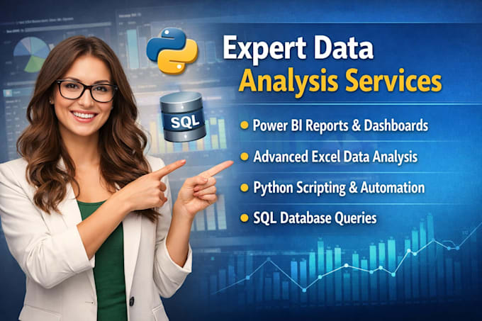 Expert data analyst using power bi, excel, python and sql by Noor ...