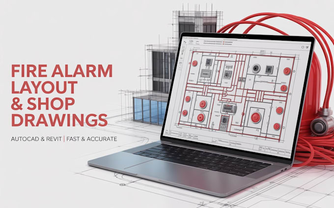 Design fire alarm layout, riser diagram, and detector layouts by ...