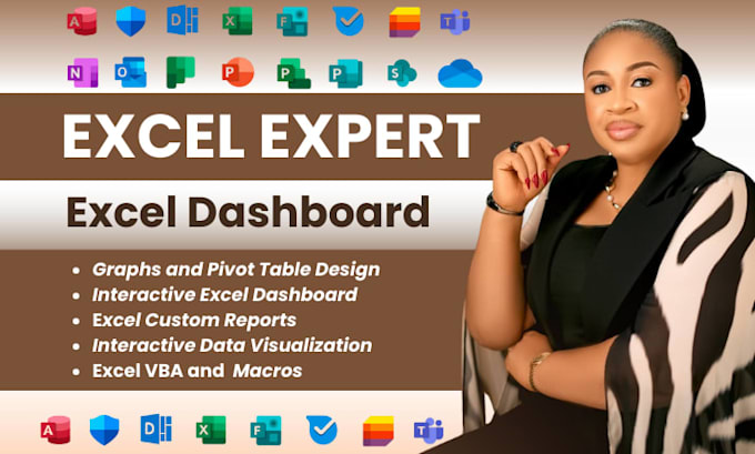 Make excel dashboards , excel data visualization custom reports excel ...