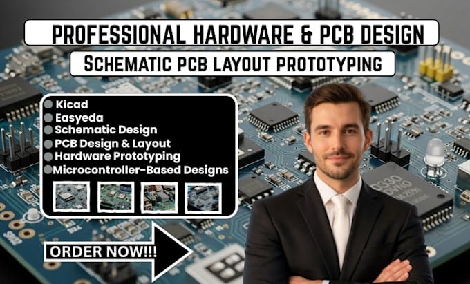 Réaliser un prototypage matériel, un schéma, une conception de circuits ...