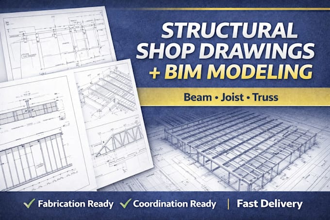 Create structural framing shop drawings and revit bim models by Eng ...